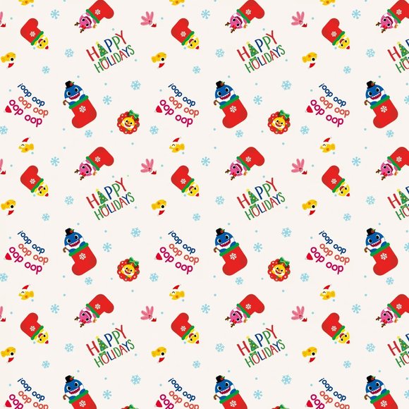 Nickelodeon | Party Supplies | One Roll Of Baby Shark Happy Holidays ...